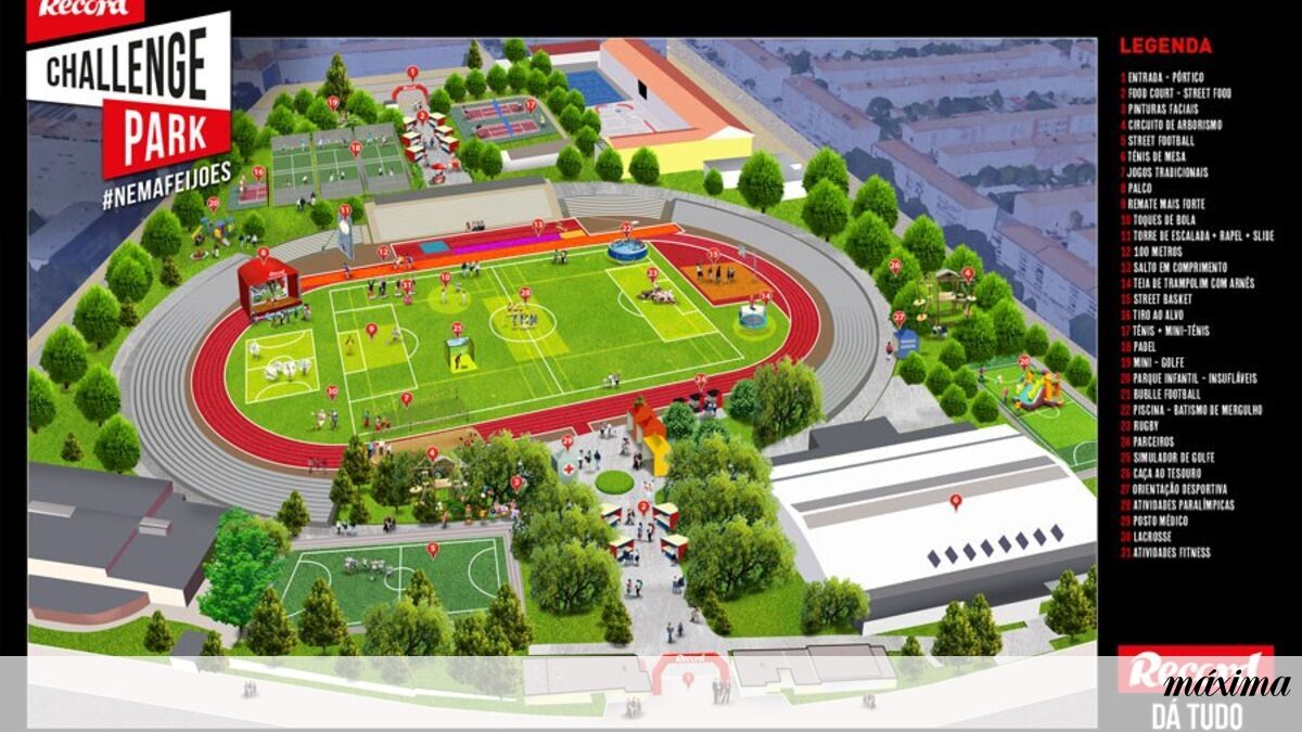 Record Challenge Park - Venha experimentar todos os desportos num só ...